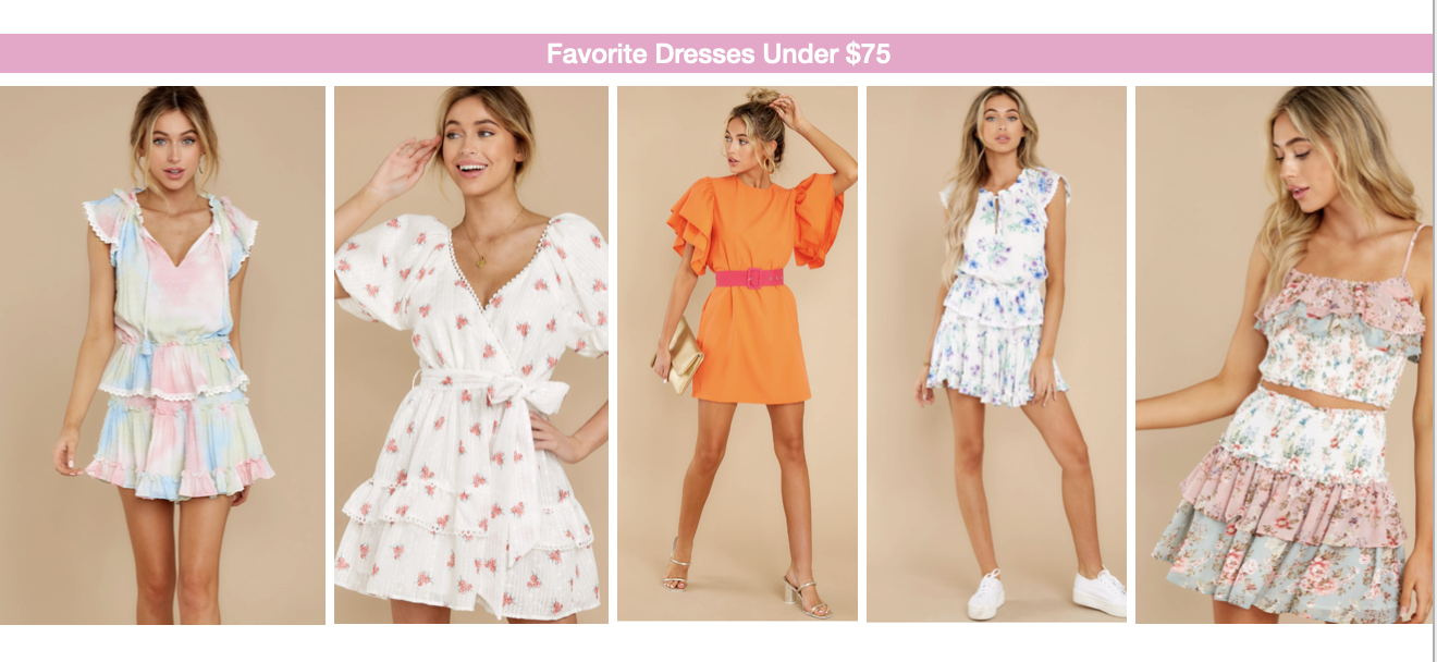 Favorite Dresses Under $75 - Mercedes Chloe